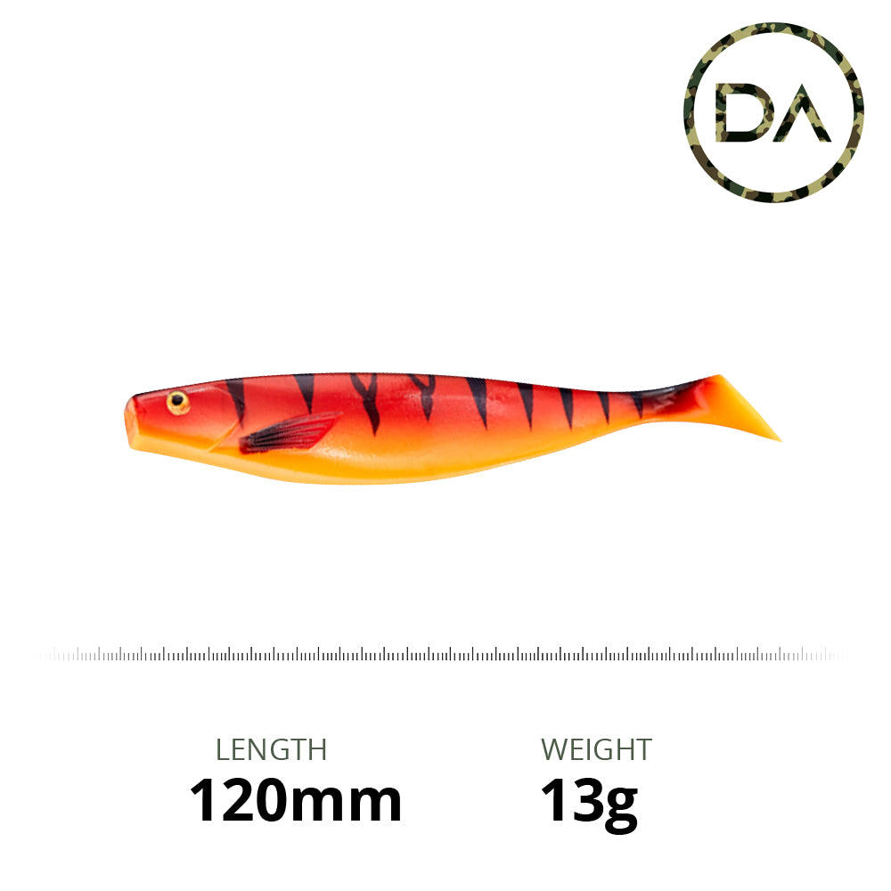 Fire Tiger Soft Plastic Shad Lure (150mm) - Decoy Angling – Decoy ...